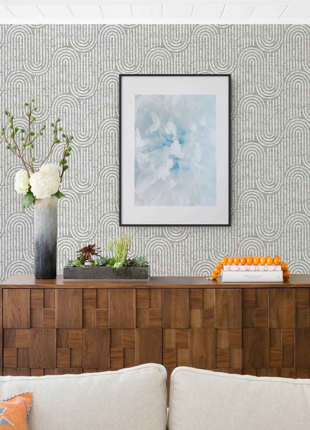 4034-26785 Scott Living Trippet Wallpaper - Grey – US Wall Decor