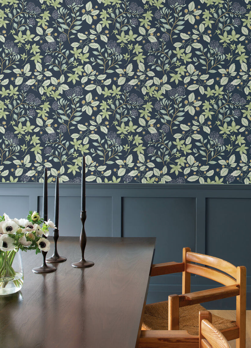 4155-72814 Drew & Jonathan Home IV Mildred Botanical Trail Wallpaper ...