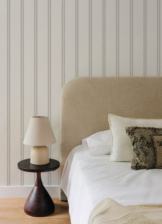 4169-13076 Chesapeake Oak & Moss Johnny Charcoal Stripes Wallpaper ...
