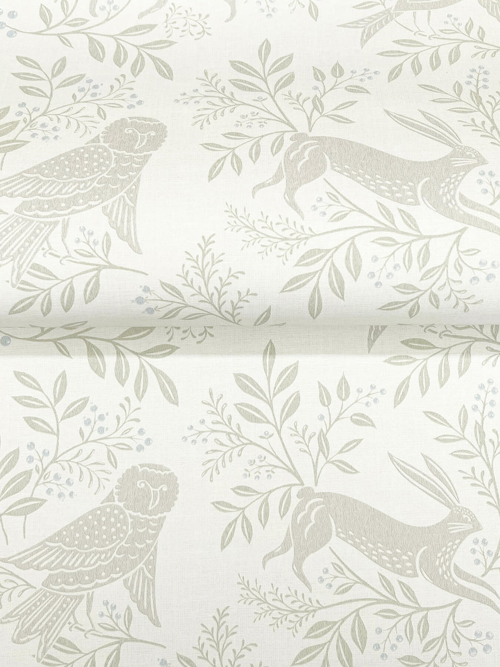 4169-83113 Chesapeake Oak & Moss Revelry White Forest Frolic Wallpaper ...