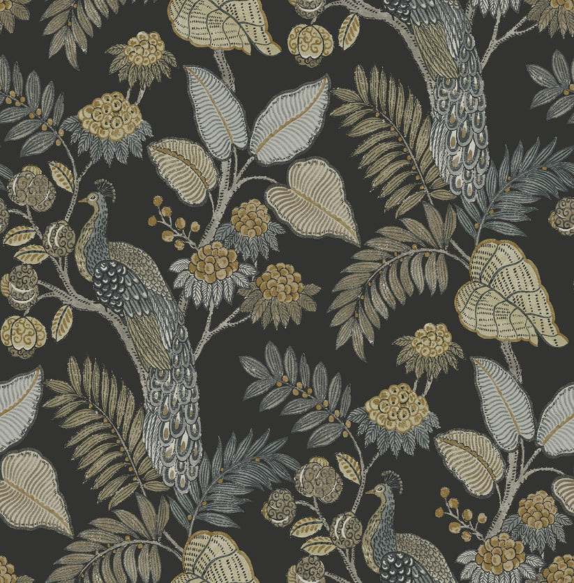 4173-27646 A-Street Prints Chris Loves Julia Geneva Peacock Paradise ...