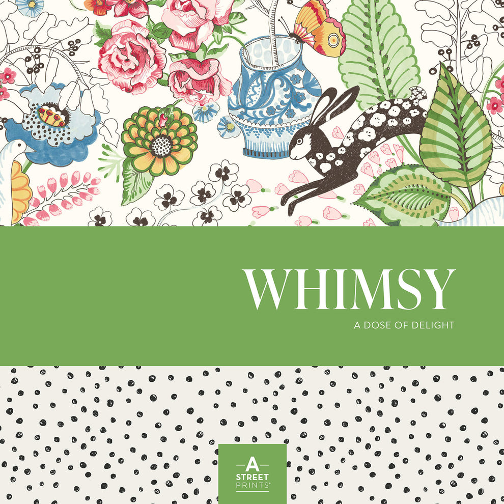 4135-12807 A-Street Prints Whimsy Whimsy Fauna Wallpaper - Coral – US ...