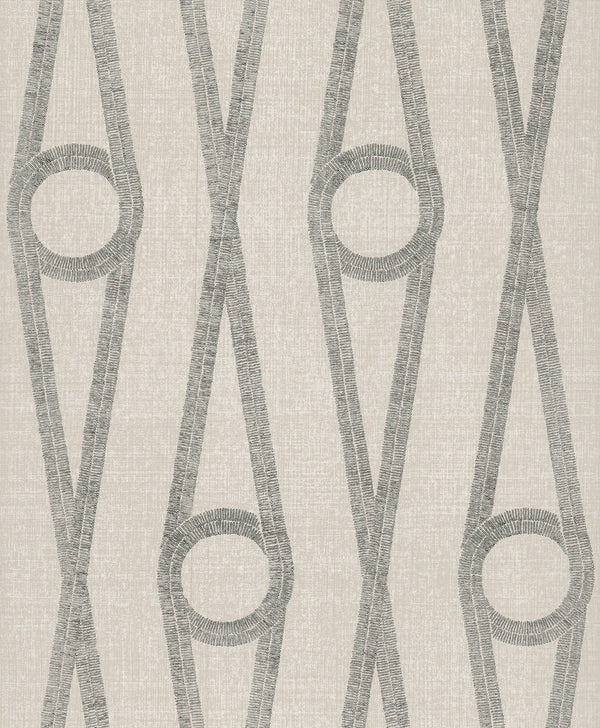 AB3011 Antonina Vella Artifacts Henlein Wallpaper - Putty – US Wall Decor