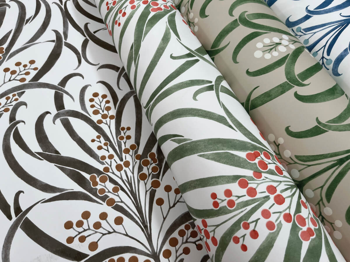 AC9144 Ronald Redding Arts & Crafts Calluna Wallpaper - Linen – US Wall ...