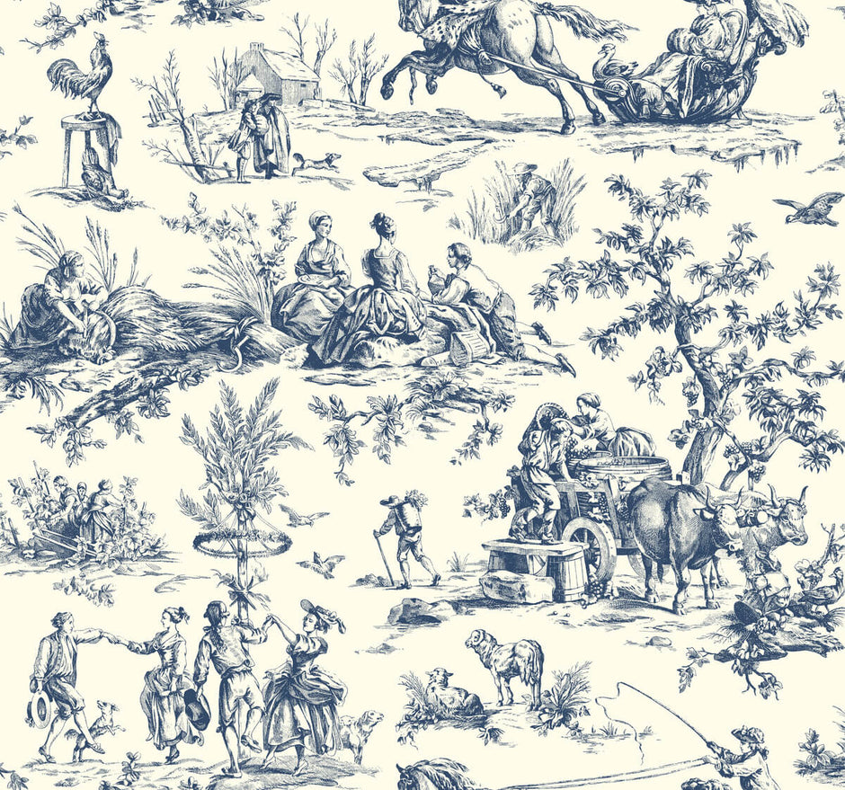 Shop Toile Wallpaper at US Wall Decor