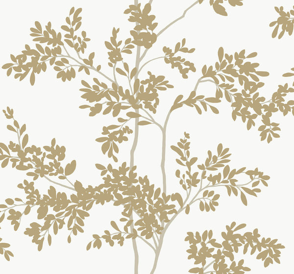 BL1806 Blooms Second Edition Lunaria Silhouette Wallpaper - White ...