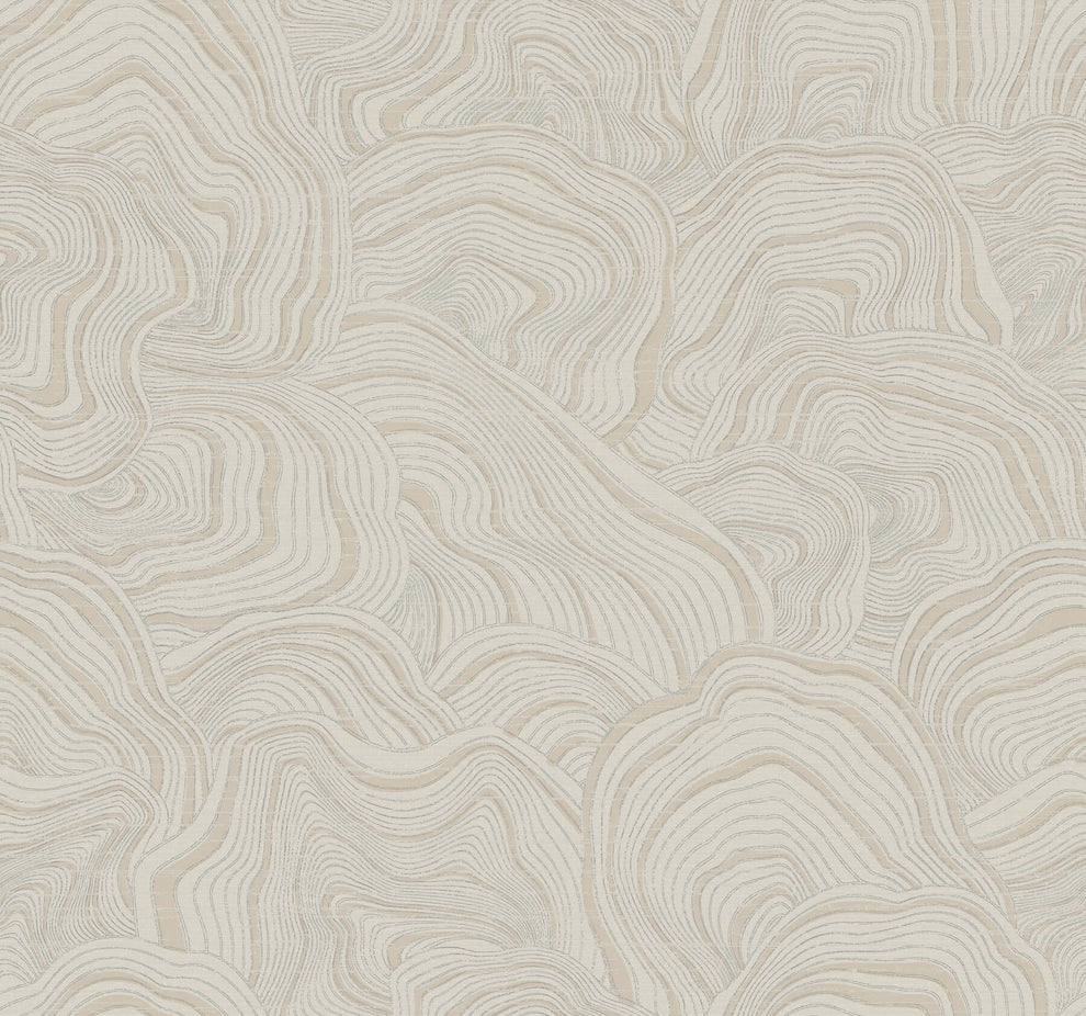 KT2164 Ronald Redding Classics Geodes Wallpaper - Taupe – US Wall Decor