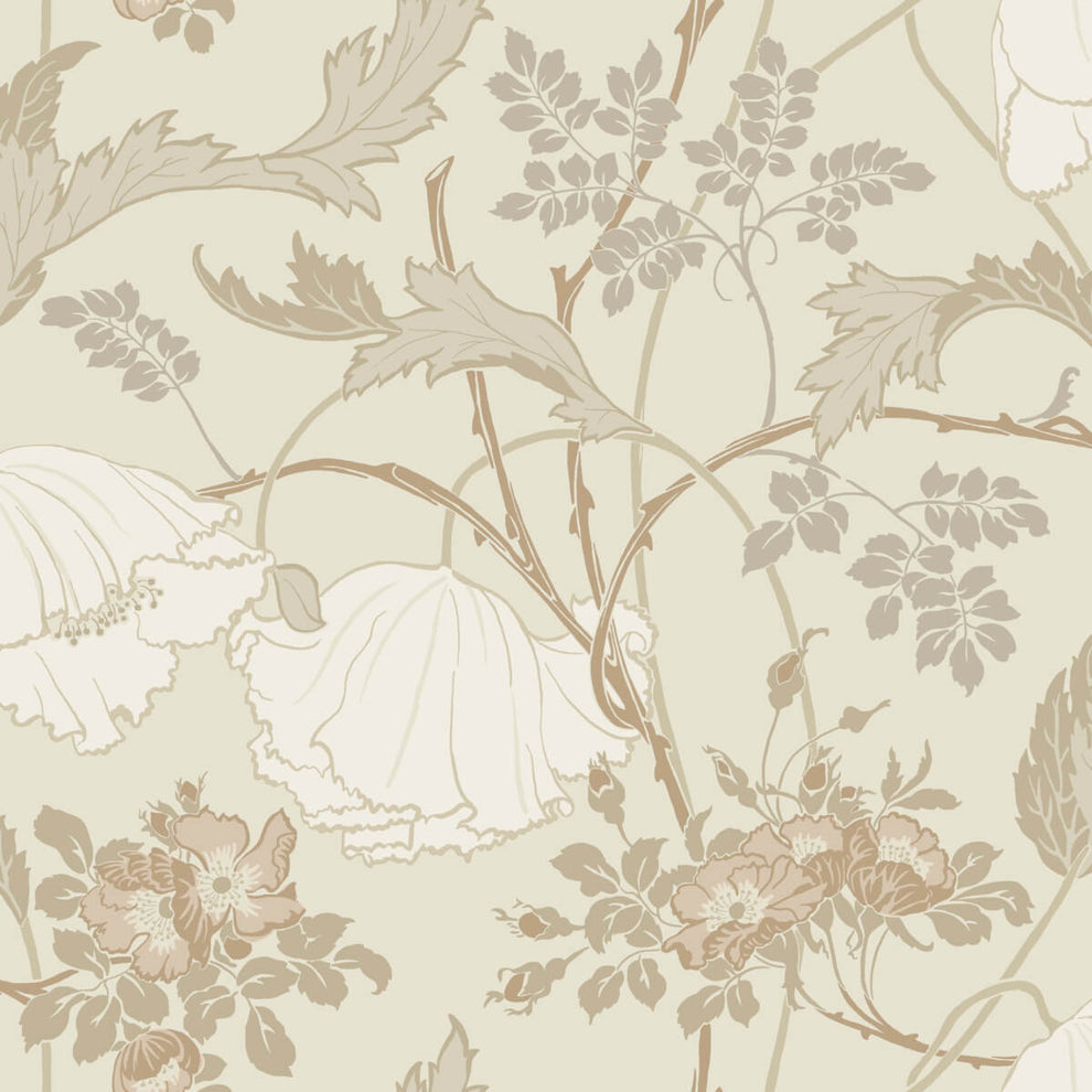 MF4752 Magnolia Home Book 4 Gwendolyn Wallpaper - Neutral & Coral – US ...