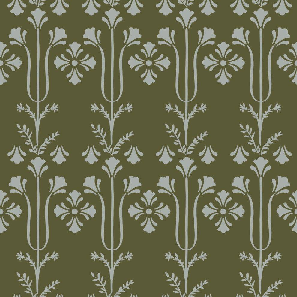 MF4801 Magnolia Home Book 4 Lydia Wallpaper - Moss – US Wall Decor