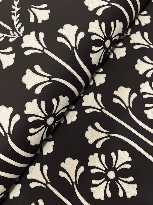 MF4803 Magnolia Home Book 4 Lydia Wallpaper - Black – US Wall Decor