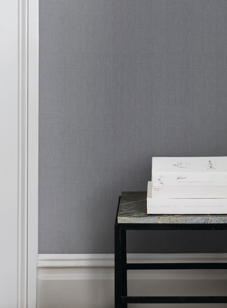 NR1602MH Magnolia Home Book 4 Crosshatch String Wallpaper - Navy – US ...