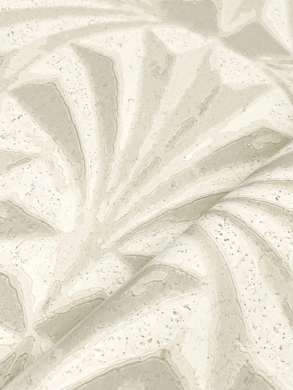 NT6129 Candice Olson Natural Discovery Sculpted Fans Wallpaper - Ivory ...
