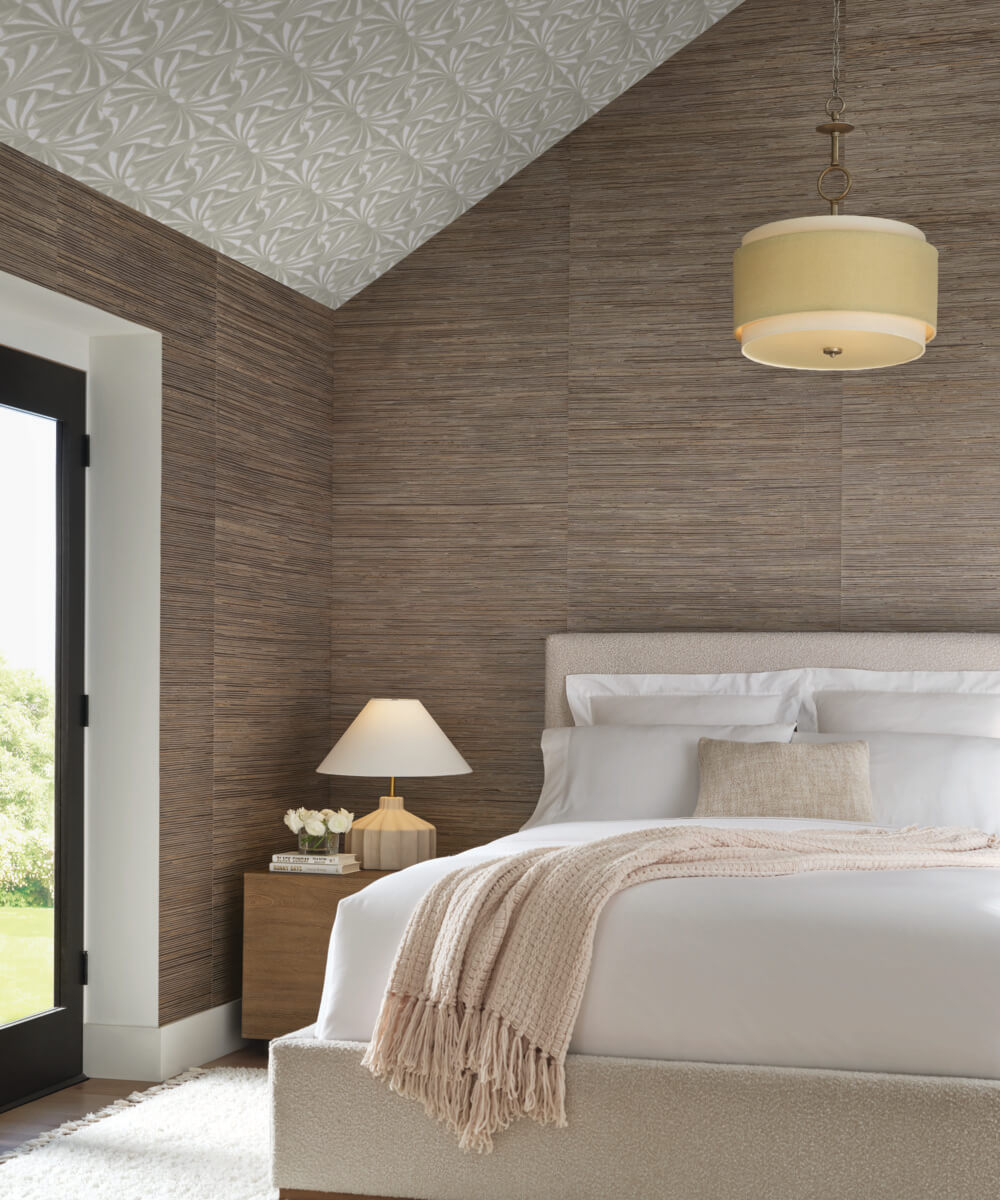 NT6129 Candice Olson Natural Discovery Sculpted Fans Wallpaper - Ivory ...