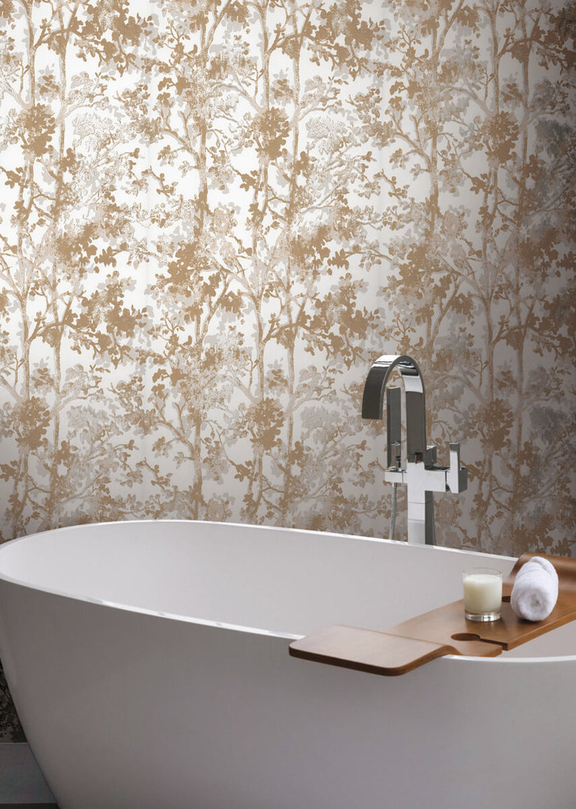 NW3583 Antonina Vella Modern Metals Second Edition Shimmering Foliage ...