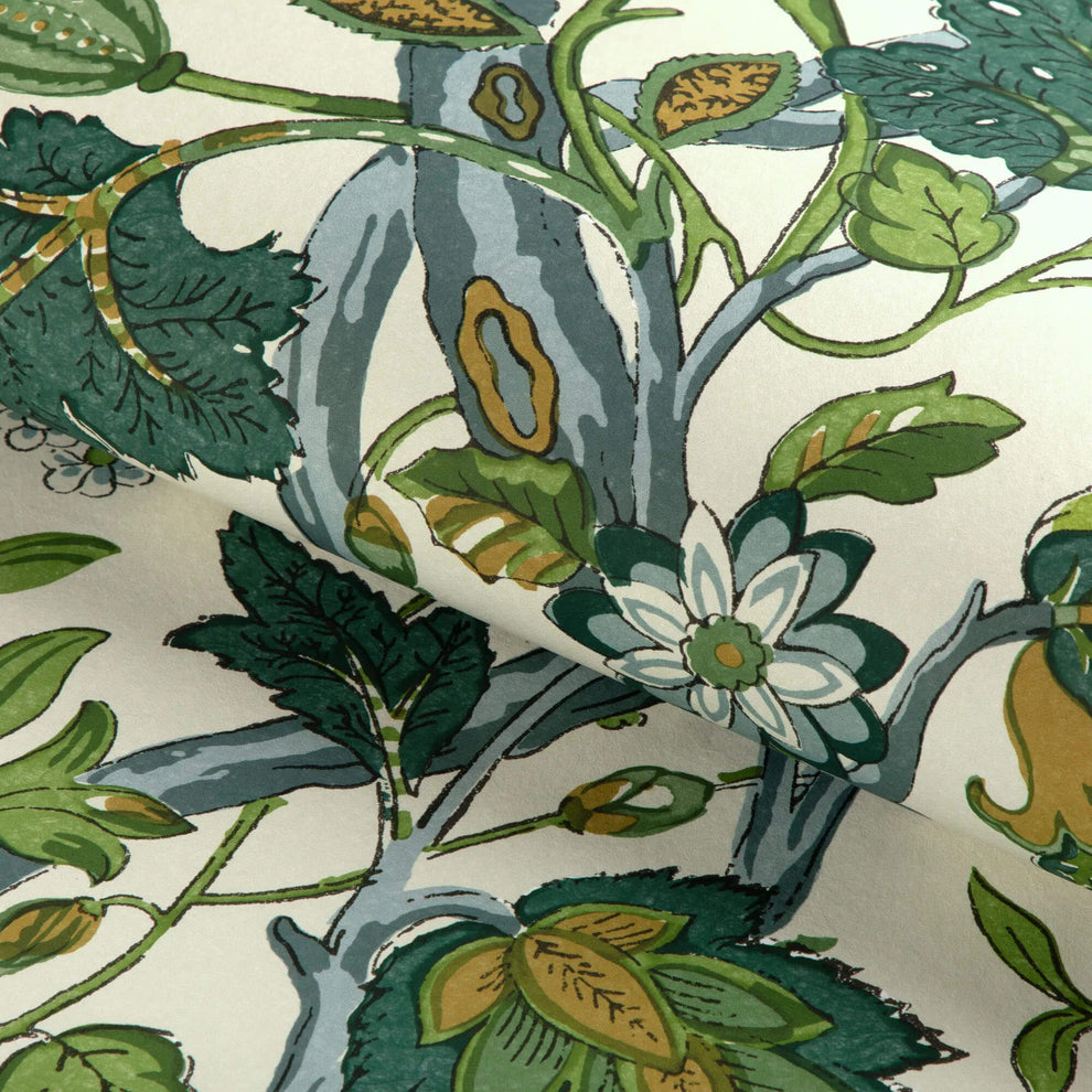 P2023119.335.0 Lee Jofa 200 Wallcovering Hazelwood Wallpaper - Green ...