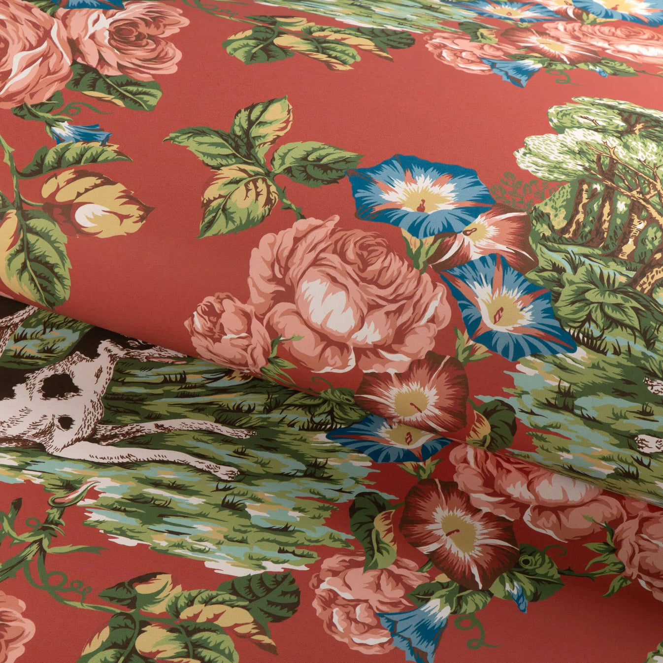 P2023120.19.0 Lee Jofa 200 Wallcovering Whippets Wallpaper - Red – US ...