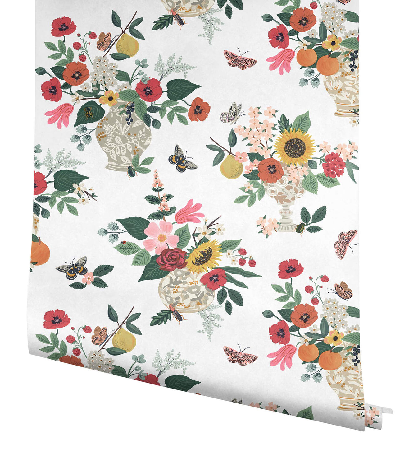 RF7404 Rifle Paper Co. 3rd Edition Flower Studies Wallpaper - Rose – US ...