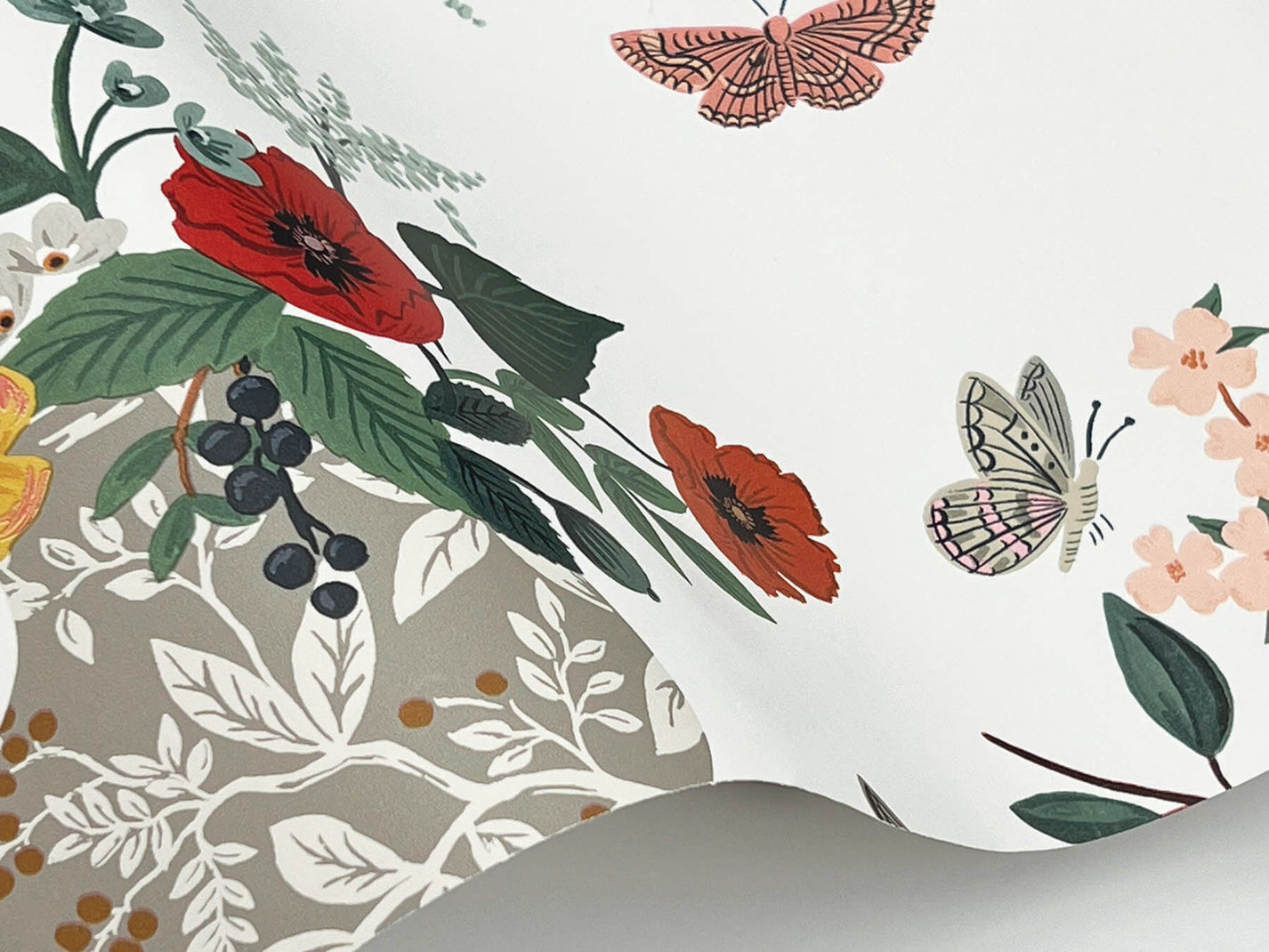 RF7404 Rifle Paper Co. 3rd Edition Flower Studies Wallpaper - Rose – US ...