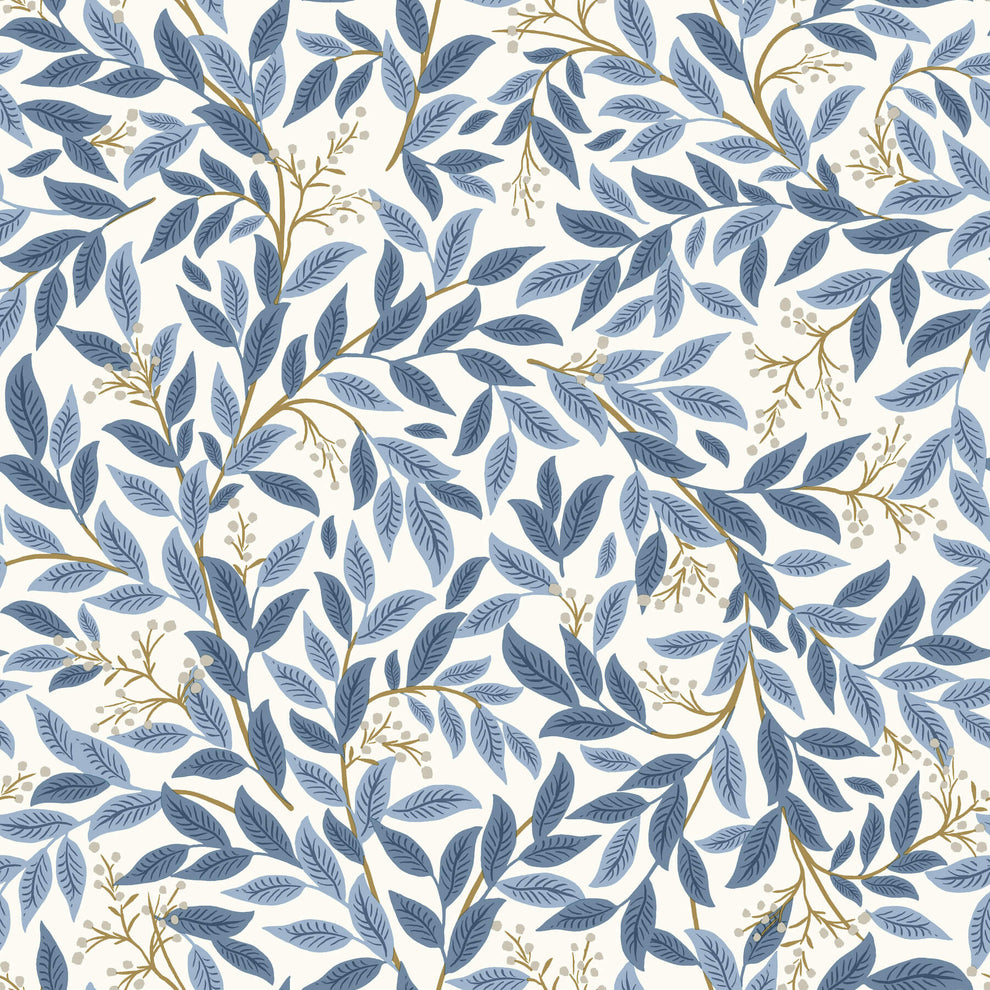 RF7461 Rifle Paper Co. 3rd Edition Willowberry Wallpaper - Blue – US ...