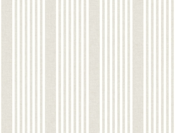 SR1581MH Magnolia Home Book 4 French Linen Stripe Wallpaper - Soft ...