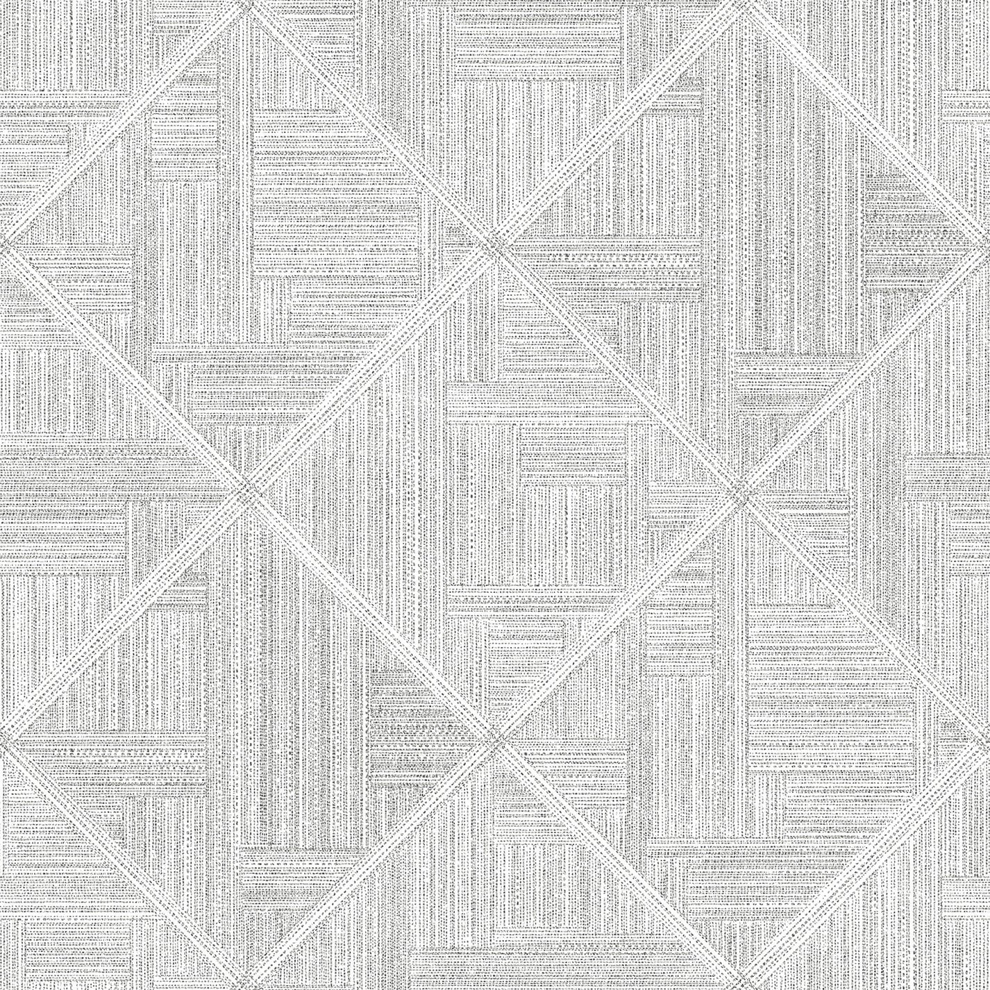 2975-26208 Scott Living Cade Geometric Wallpaper - Grey – US Wall Decor