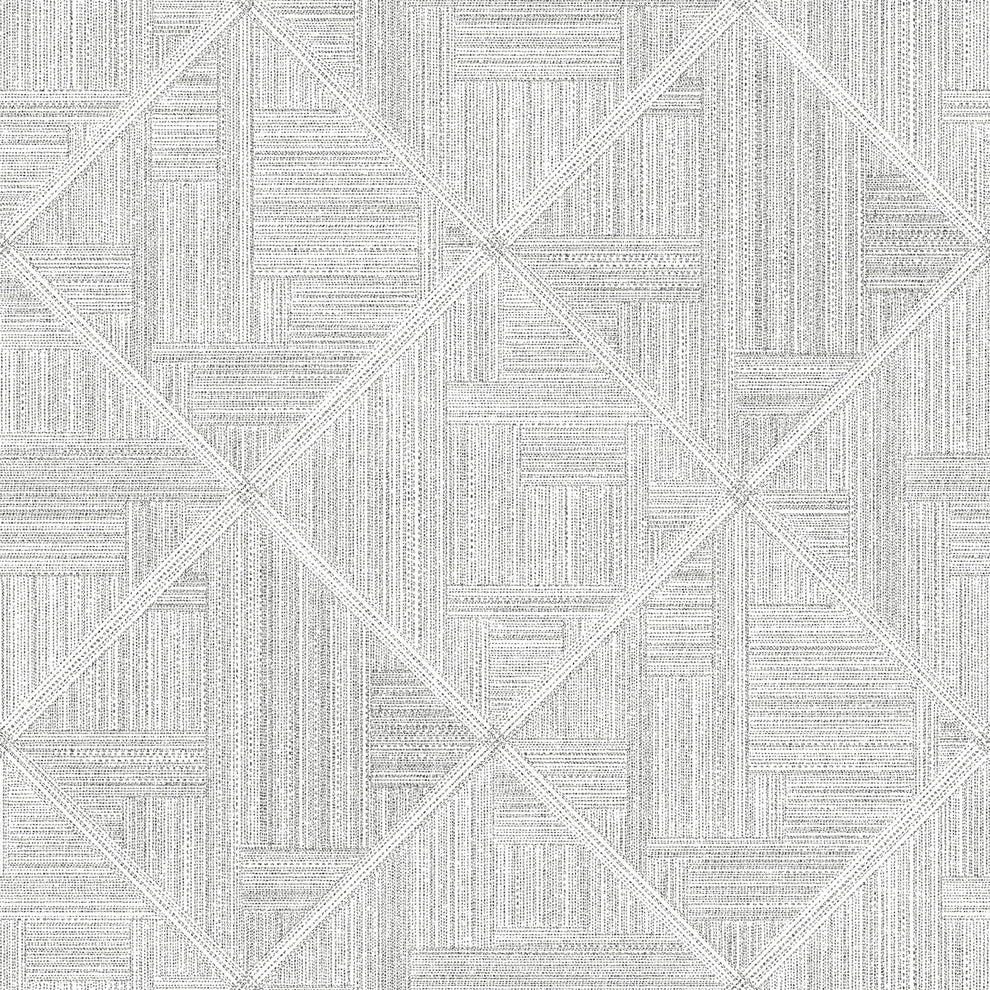 2975-26208 Scott Living Cade Geometric Wallpaper - Grey – US Wall Decor