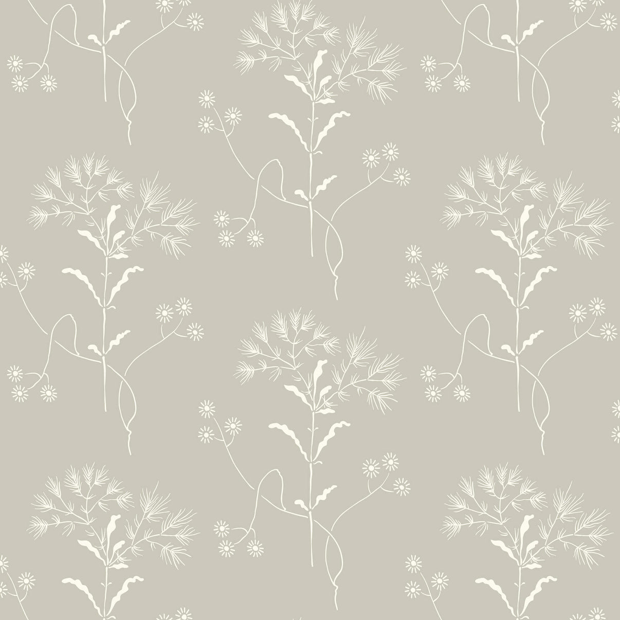 ME1516 Magnolia Home Wildflower Wallpaper - Light Grey/White – US Wall ...