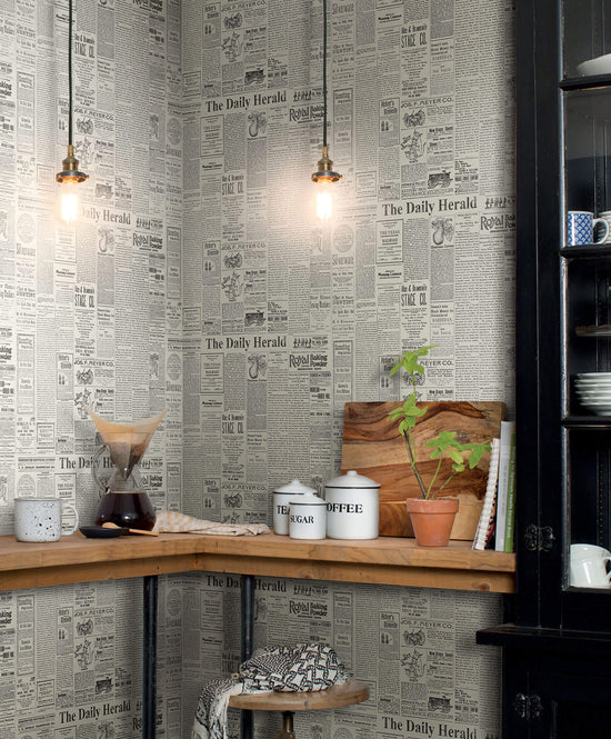 PSW1168RL Magnolia Home The Daily Newspaper Peel & Stick Wallpaper – US ...