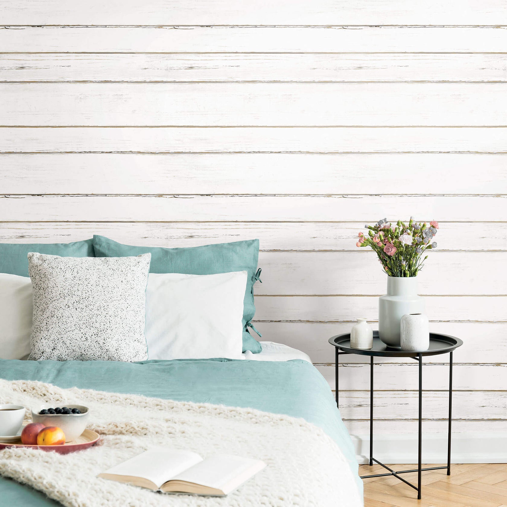 Shiplap Peel & Stick Wallpaper - White – US Wall Decor