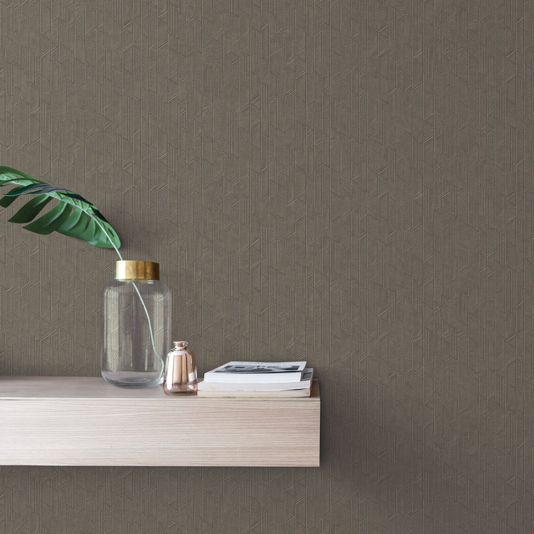 54" inch Stacy Garcia Exponential Wallpaper - Bronze – US Wall Decor