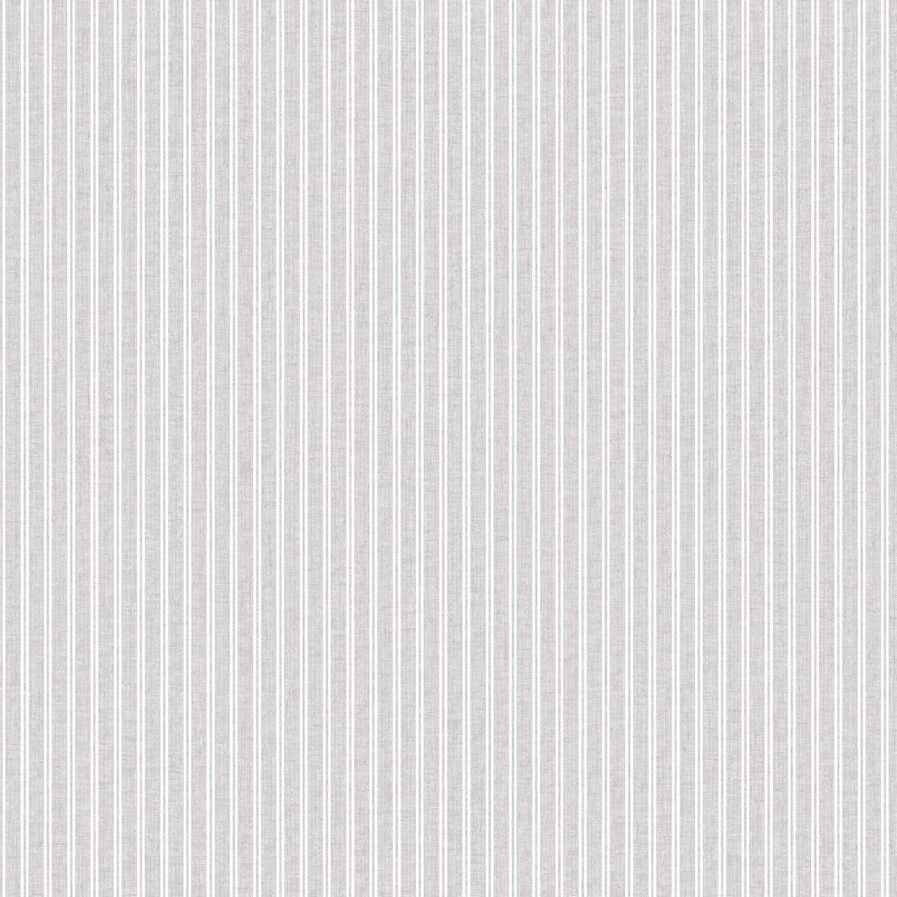 SR1591 New Ticking Stripe Wallpaper - Gray – US Wall Decor